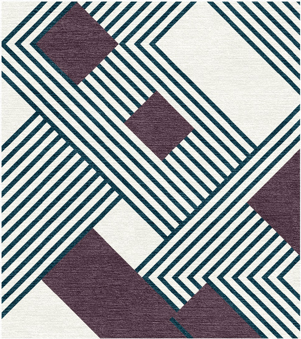 Edgy Illusion - Buy premium luxurious rugs online - The Weaver