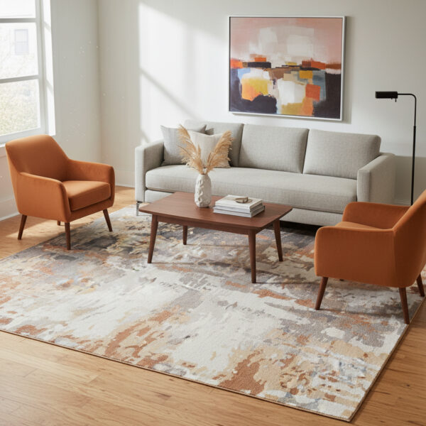 Abstract Autumn - Buy premium luxurious rugs online - The Weaver